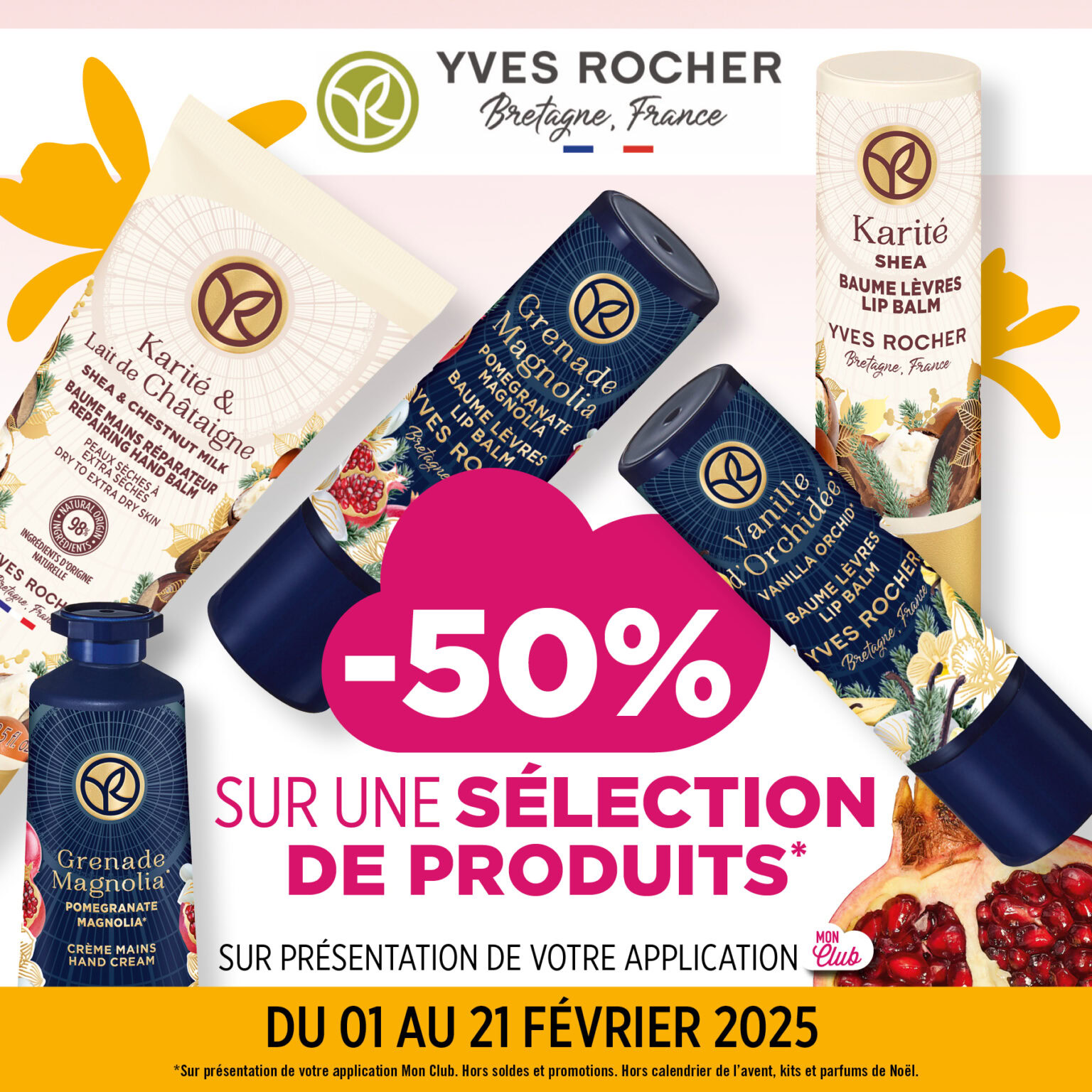 📣 L'offre Yves Rocher du mois de Février 2025 - Mon Club NC
